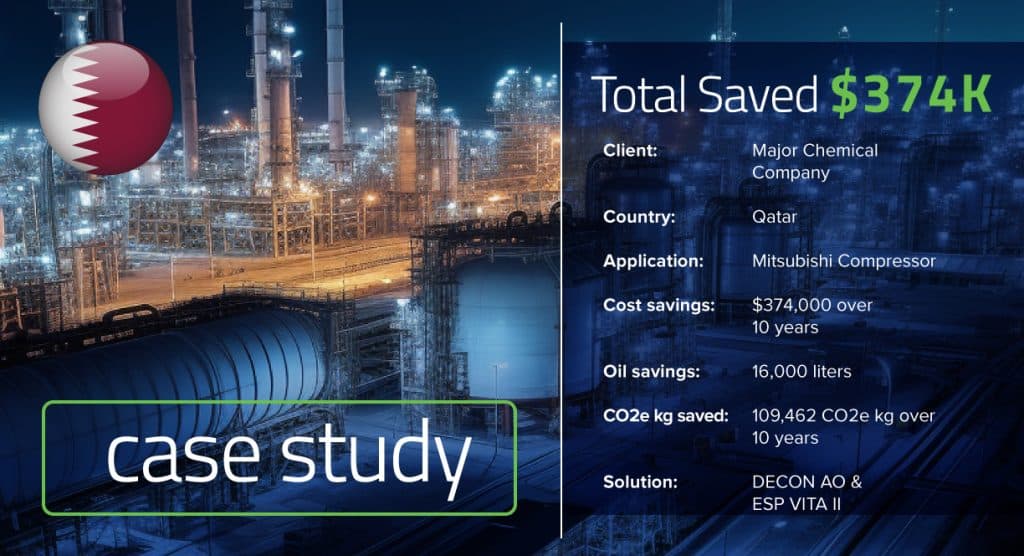 Qatar chemical company realizes $374,000 in cost savings